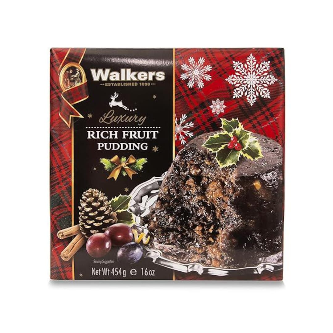 Walker’s Rich Fruit Pudding - 16 Oz Plum Pudding for Christmas 1 Box - Etsy