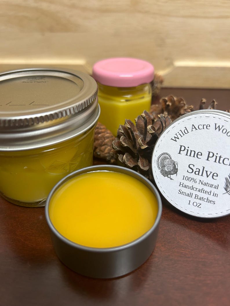 Pine Pitch Salve | Organic Pine Pitch | Pine Sap Salve | Herbal Salve ...