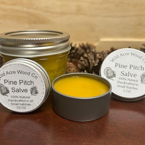 Pine Pitch Salve | Organic Pine Pitch | Pine Sap Salve | Herbal Salve ...