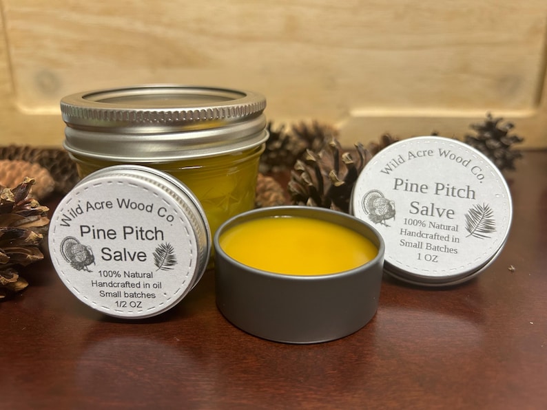 Pine Pitch Salve | Organic Pine Pitch | Pine Sap Salve | Herbal Salve ...