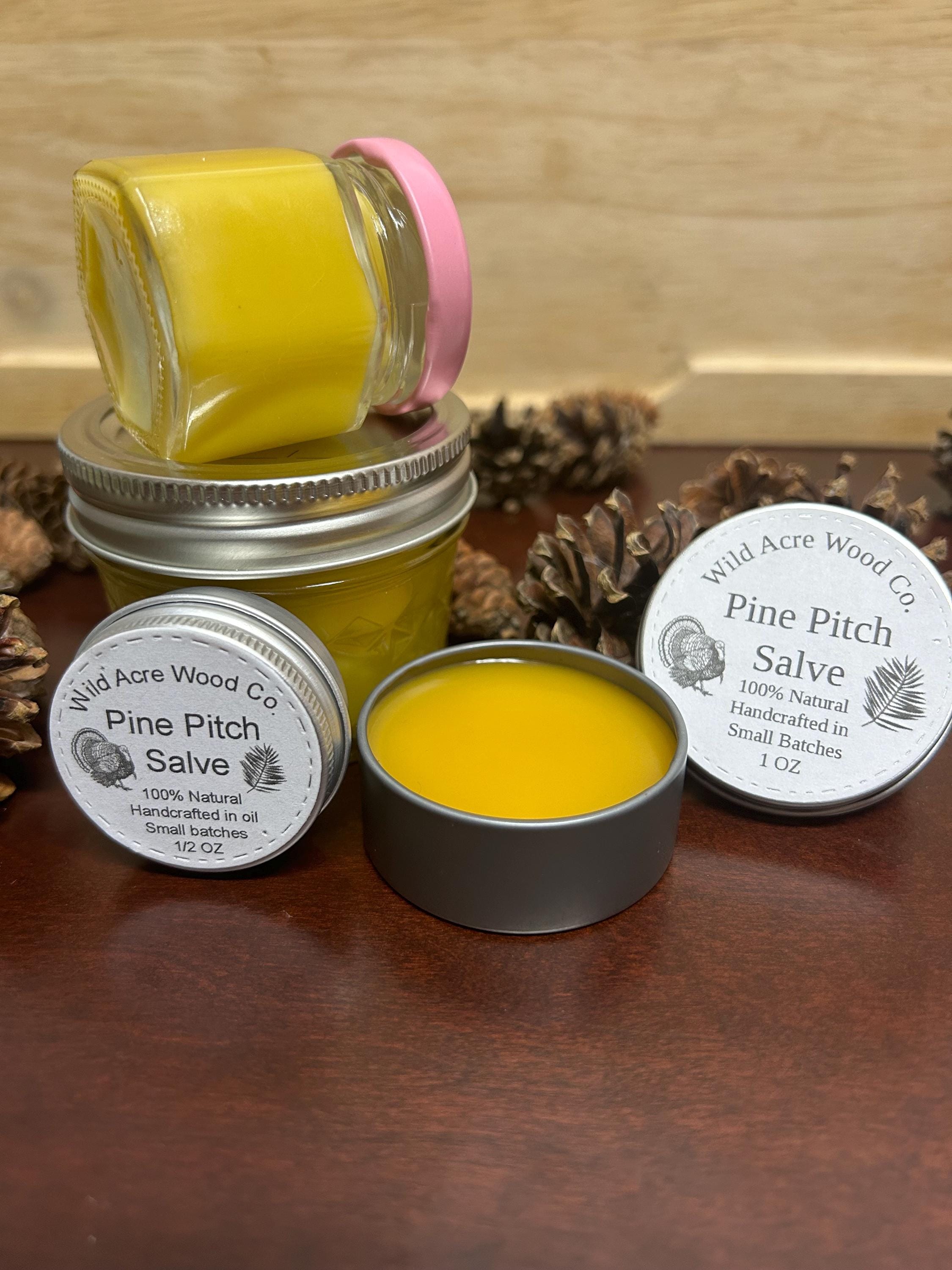 Pine Pitch Salve | Organic Pine Pitch | Pine Sap Salve | Herbal Salve ...