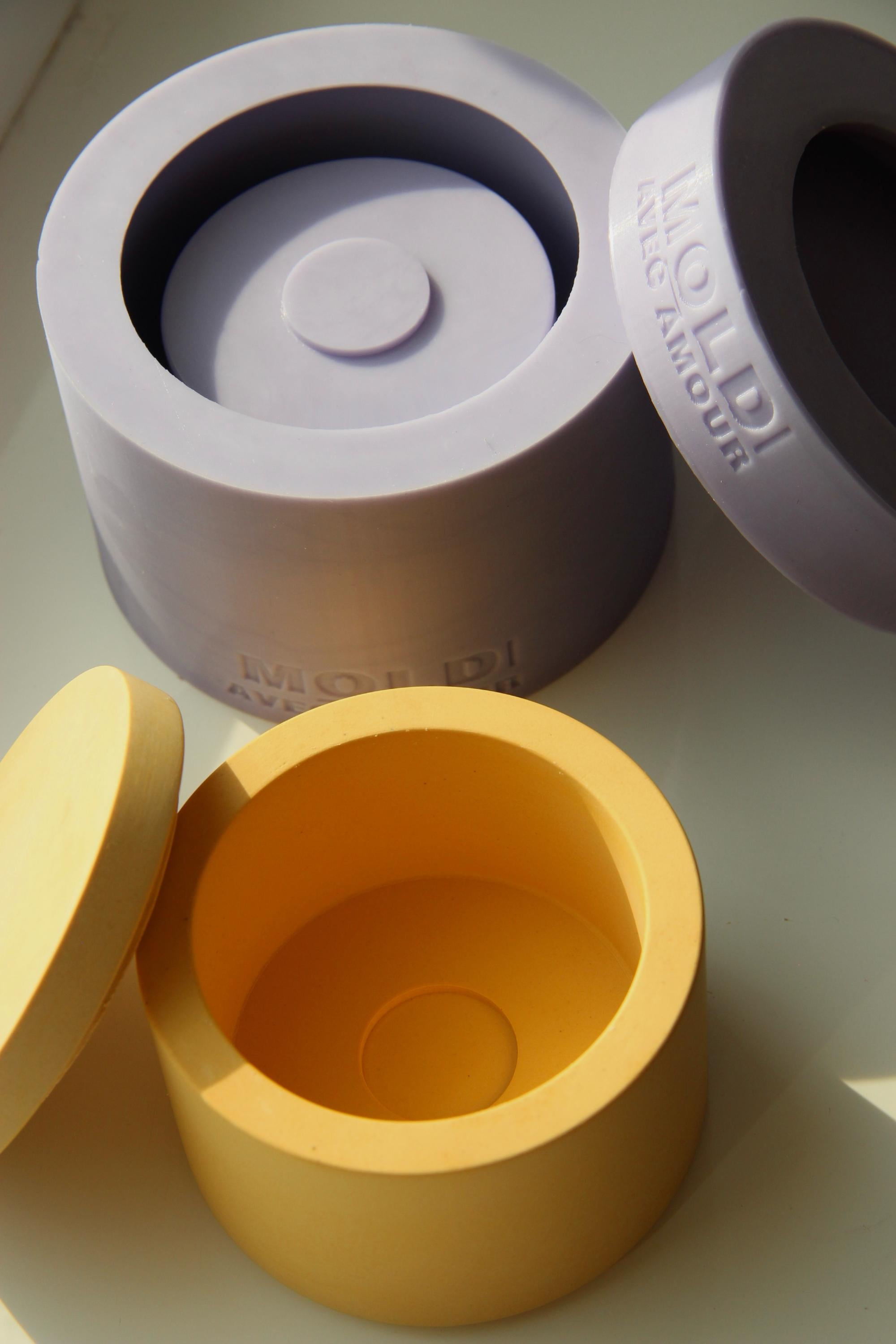 Mold Medium, Plaster Pot Silicone Mold, Mold for Candles, Silicone ...