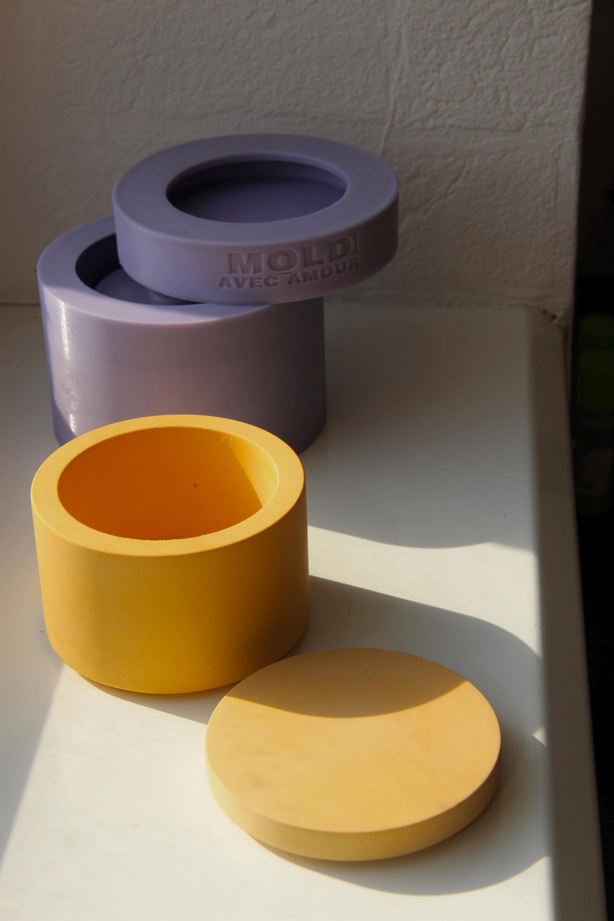 Mold Medium, Plaster Pot Silicone Mold, Mold for Candles, Silicone ...