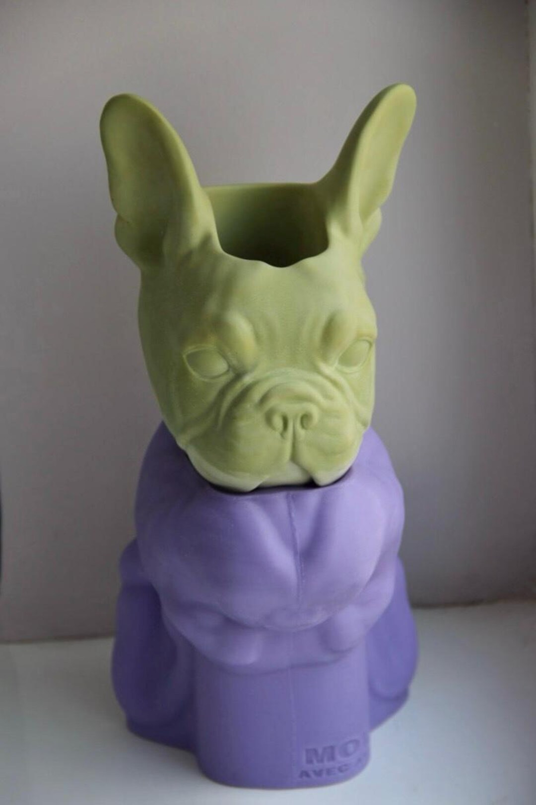 Bulldog Mold, Dog Mold, 3D Mold Pet Pot, Plaster Silicone Mold, Mold ...