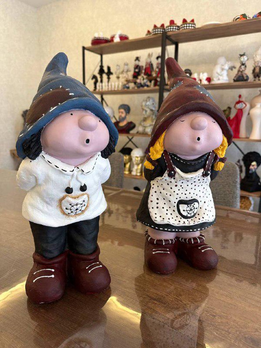 Handmade Statue , Painted Statue , Farmer Statue , Minimalist Statue ...