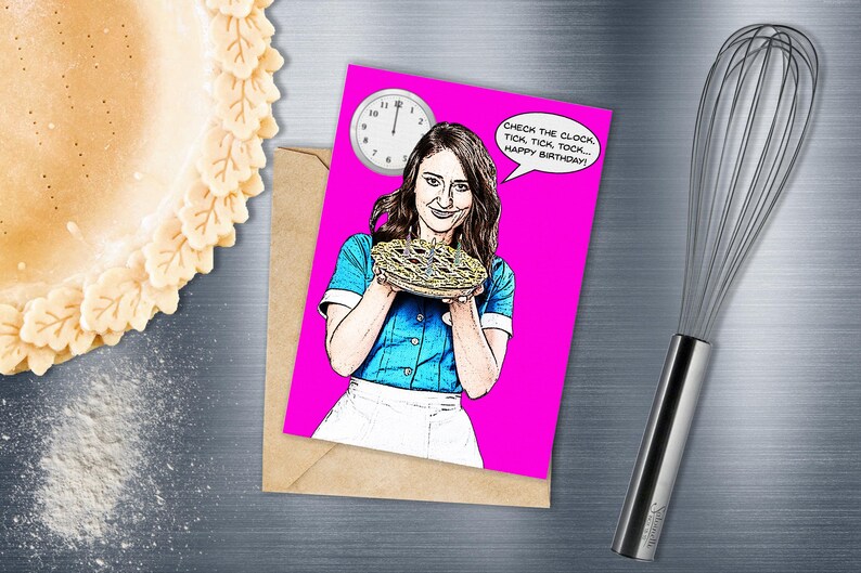 Waitress Inspired Birthday Card , Broadway Birthday Card , Greeting ...