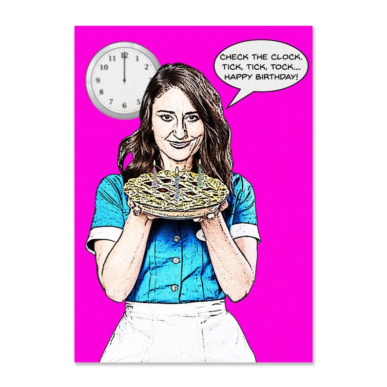 Waitress Inspired Birthday Card , Broadway Birthday Card , Greeting ...