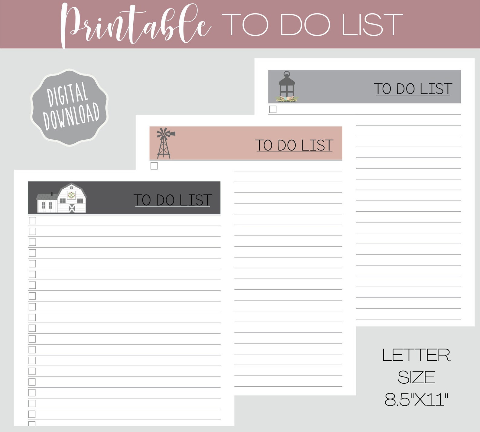 To Do List, Printable to Do List Template, to Do List Printable PDF, to ...