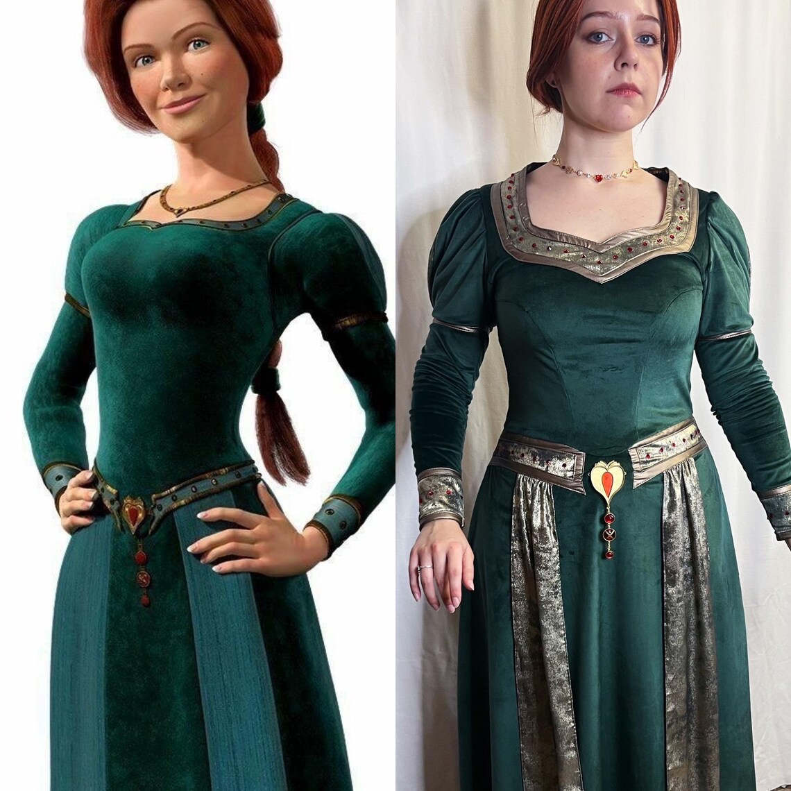 Fiona From Shrek 2 Cosplay Dress (princess Dress, Fantasy, Festival ...