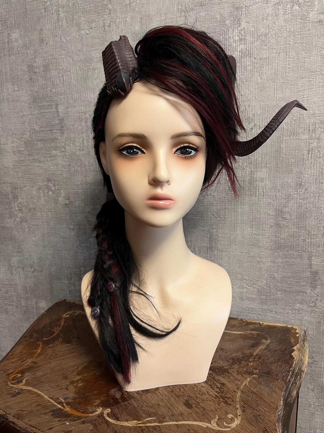 Karlach Cosplay Wig Inspired by “baldur’s Gate 3” (role Play, Dnd ...