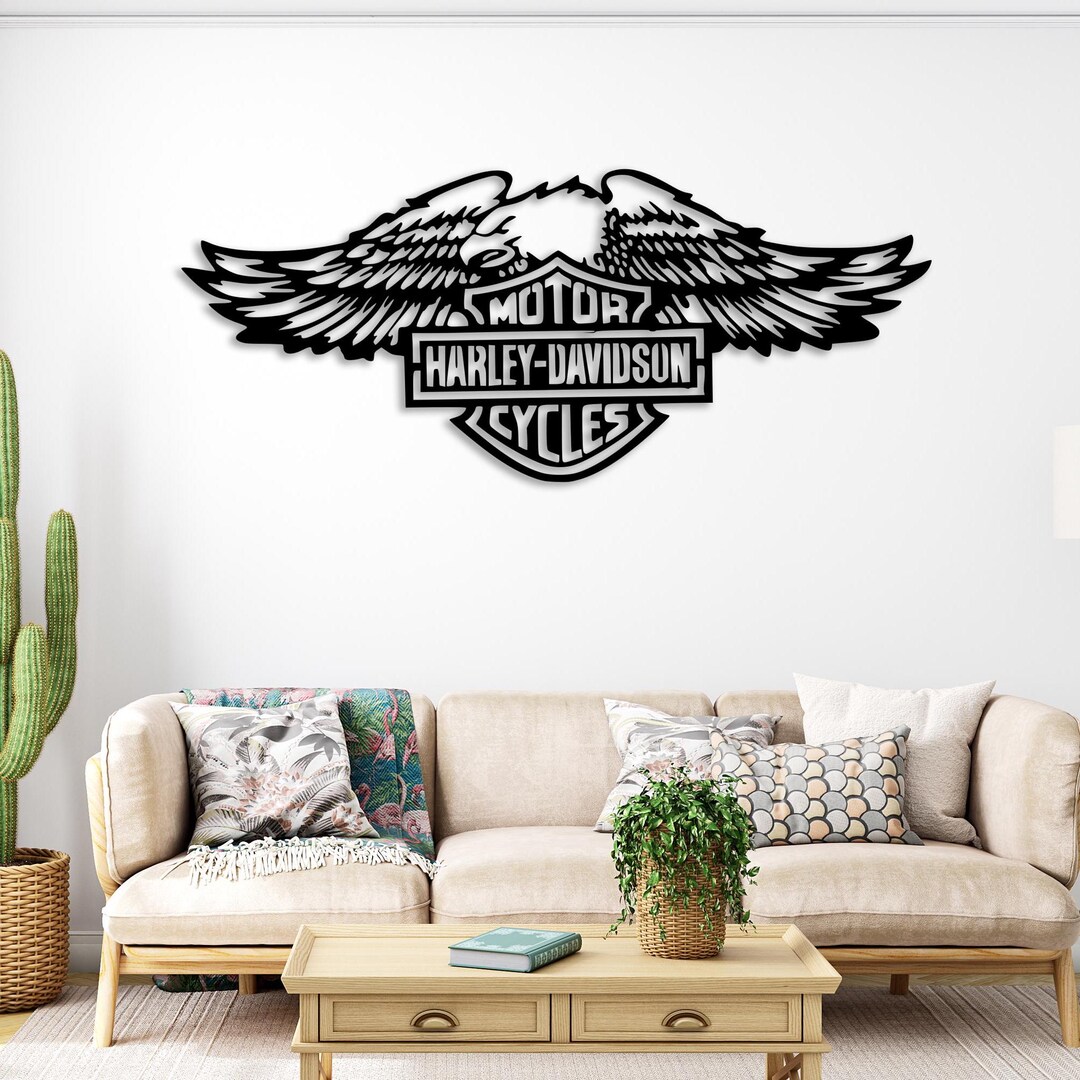 Harley Davidson Wall Very Special Harley Davidson Metal Wall . 100% ...