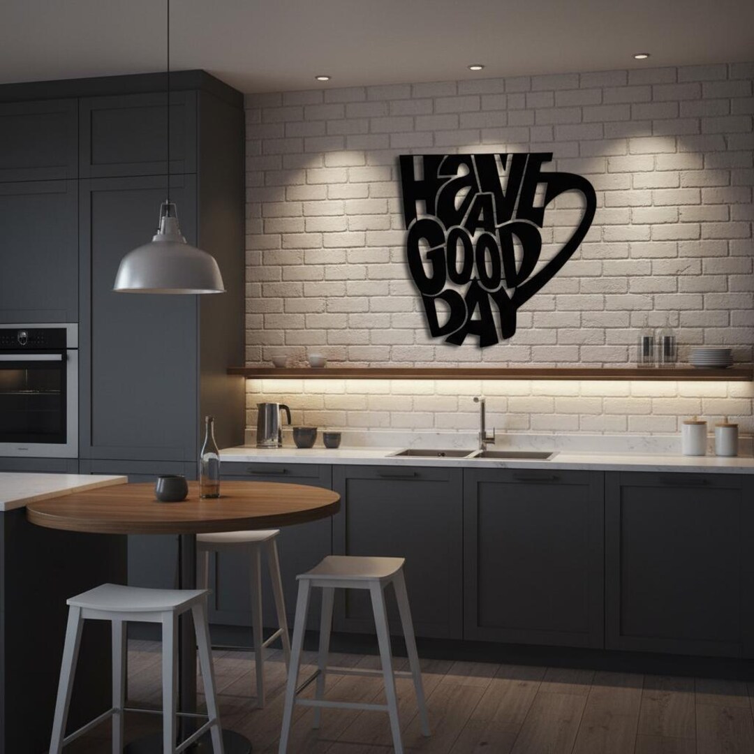 Have a Good Day Metal Wall Art | Modern Farmhouse Sign - Etsy