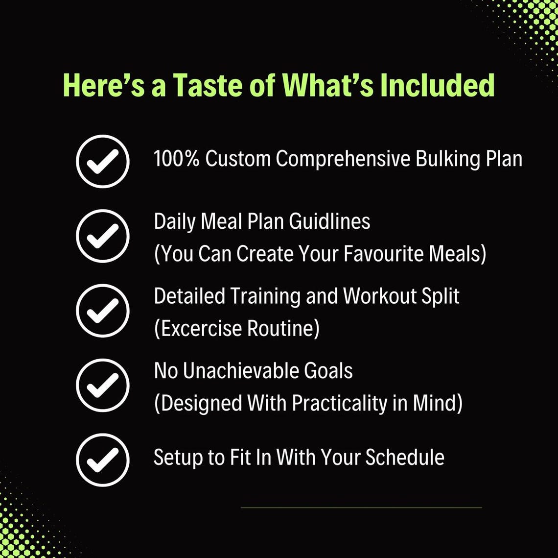 The Muscle Mass Plan - Etsy