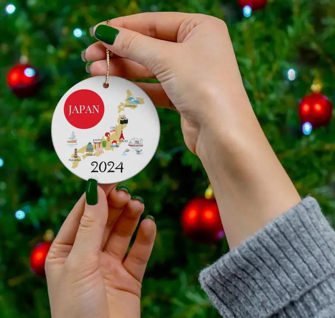 Japan Custom Ornament, Map of Japan Fun Japanese Culture Decoration ...