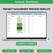 Project Management Process Template, Editable Google Sheets for ...