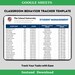 Classroom Behavior Tracker Template, Editable Google Sheets for Student ...