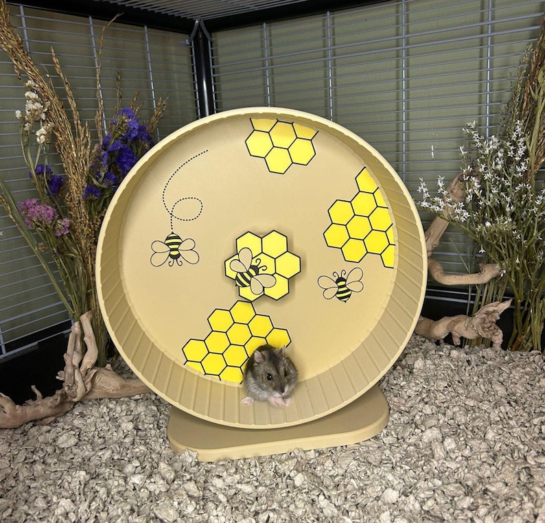 Silent Bee Hamster Wheel, Mouse Wheel, Gerbil Wheel, Hamster ...