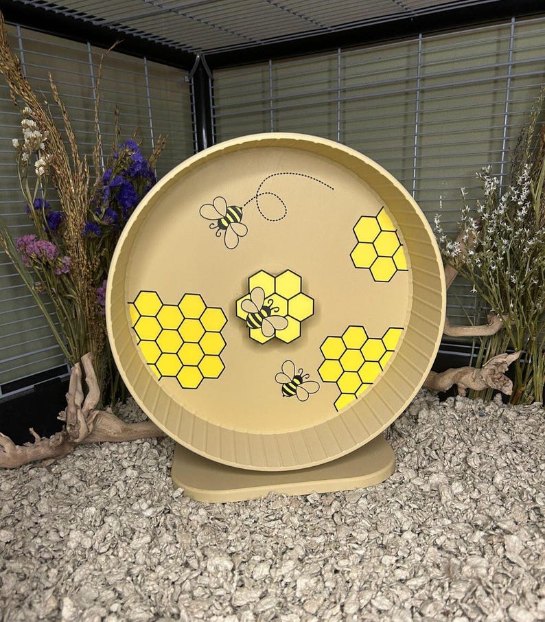 Silent Bee Hamster Wheel, Mouse Wheel, Gerbil Wheel, Hamster ...