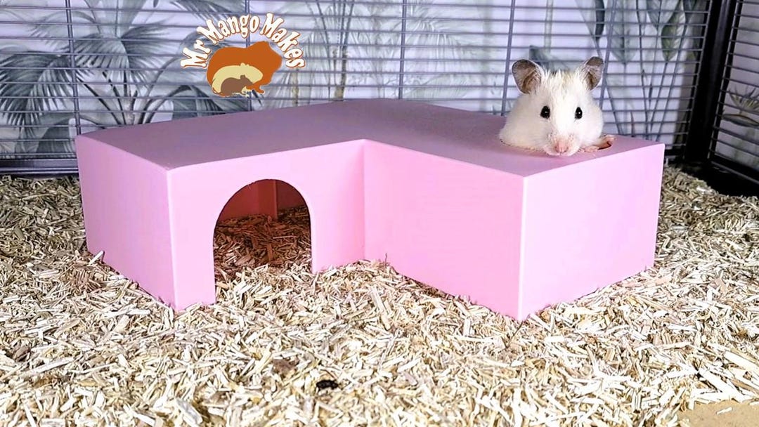 3 Chamber Hide, Hamster Hide, Mice Hide, Small Animal Hide, Hamster ...