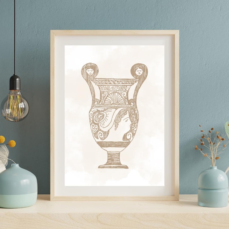 Ancient Greek Jug Print: Mythology Wall Art (digital Download) - Etsy