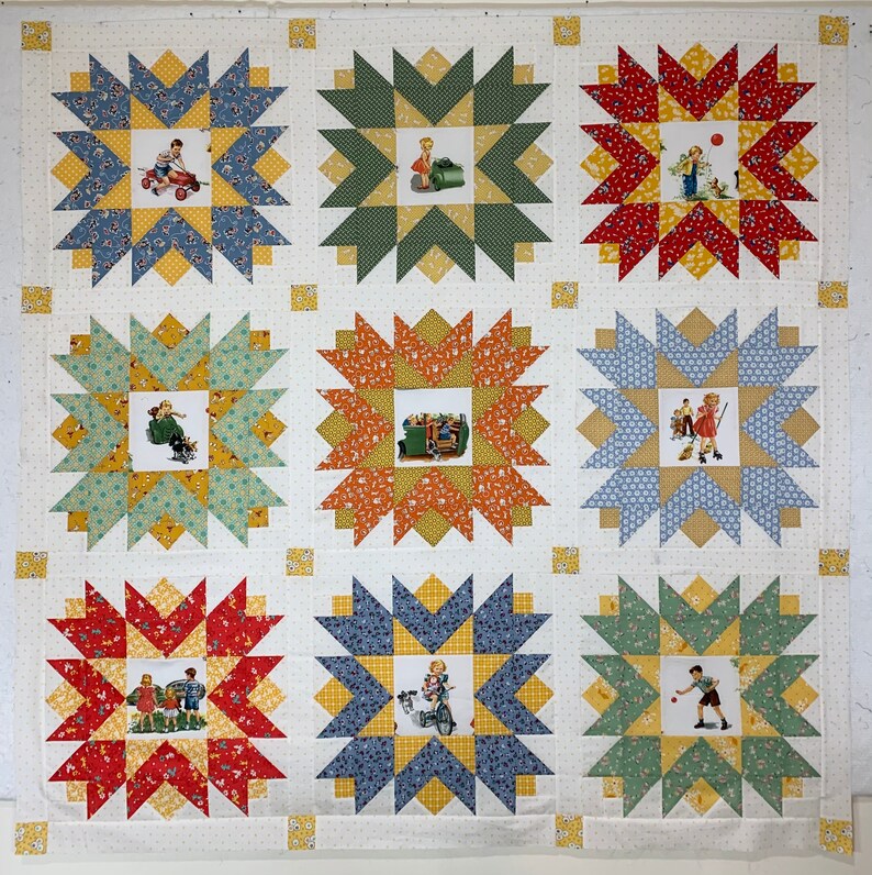 Queen Anne Quilt Pattern PDF Download - Etsy