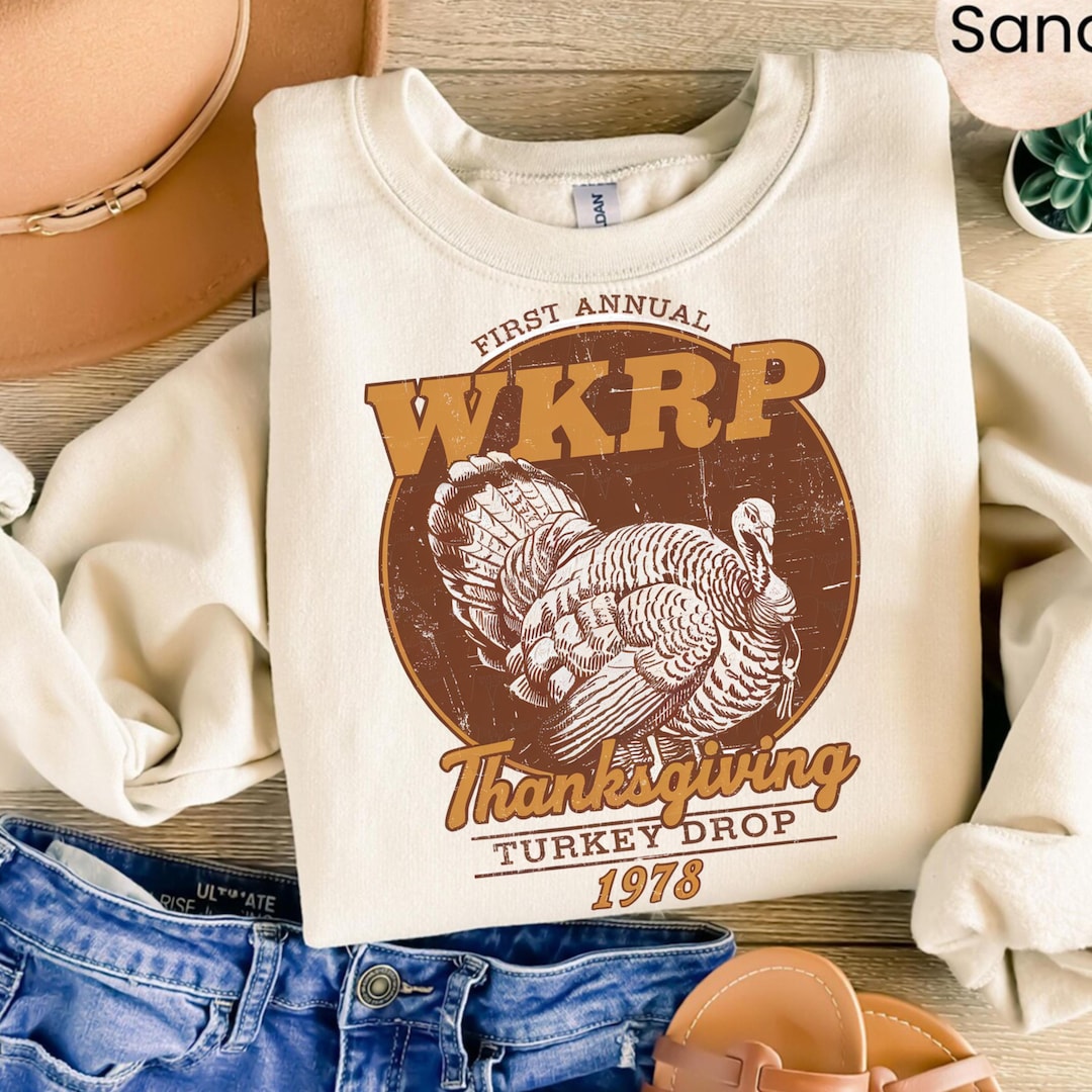Funny Thanksgiving WKRP Turkey Drop Png Design Perfect for Celebrating ...