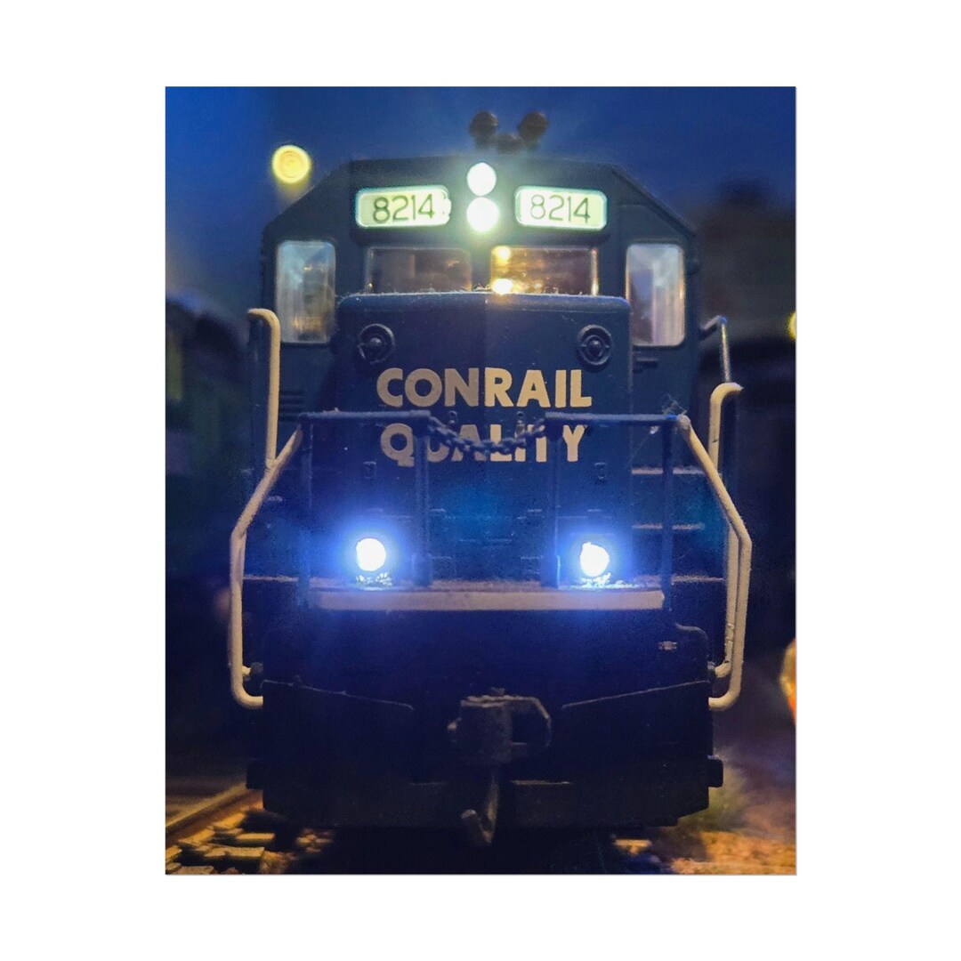 Model Railroad Wall Art, Train Room Decor, Conrail Country Poster ...