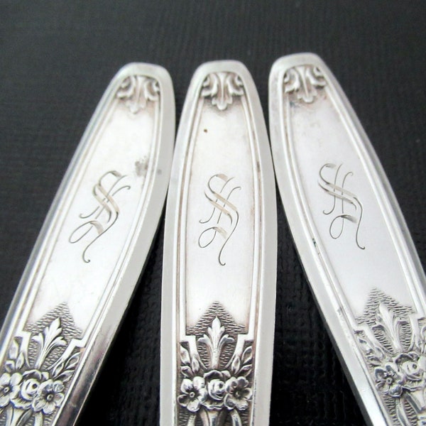 Antique Monogrammed Silverware - Etsy