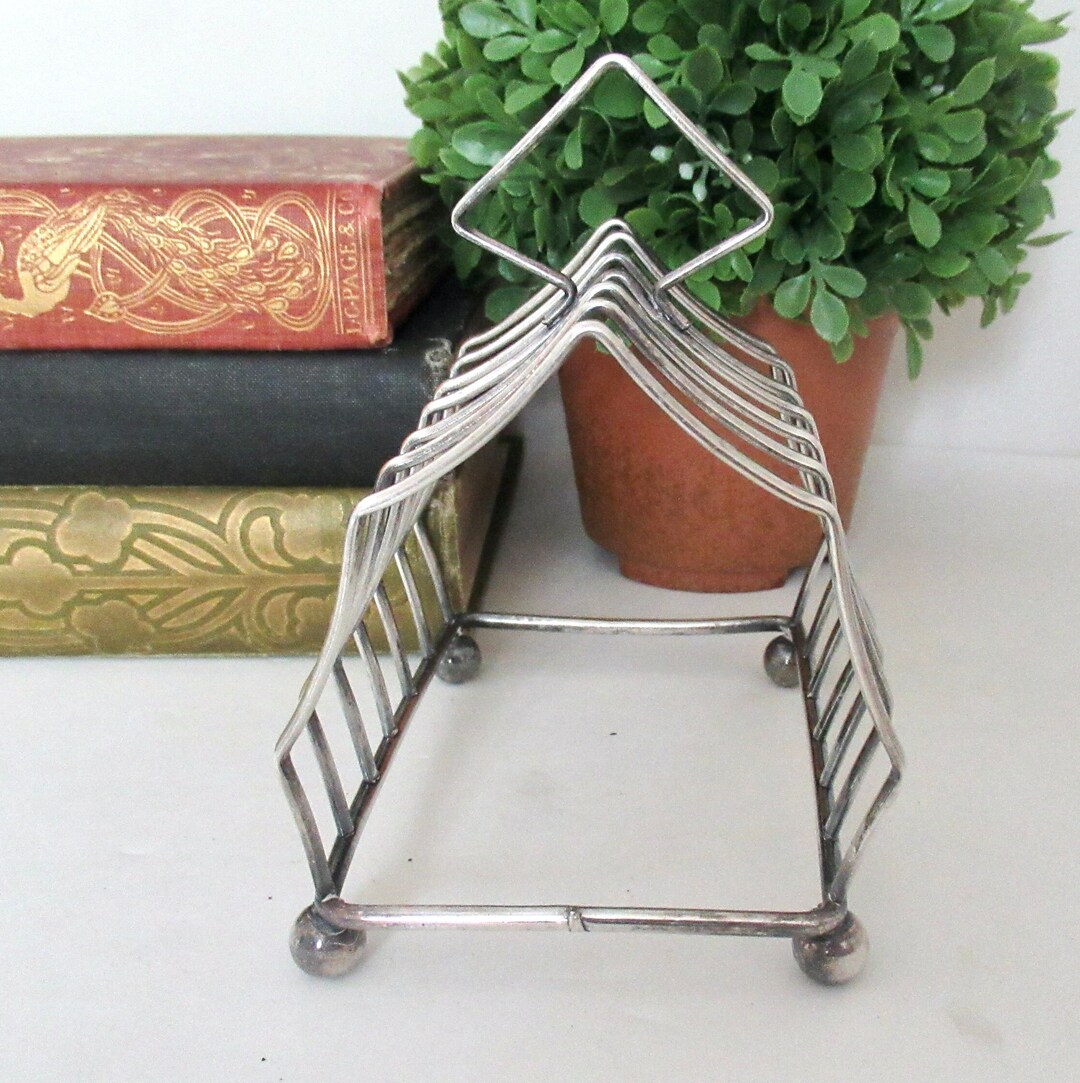 Antique Art Deco English Toast Rack Silverplate 6 Slice Toast - Etsy
