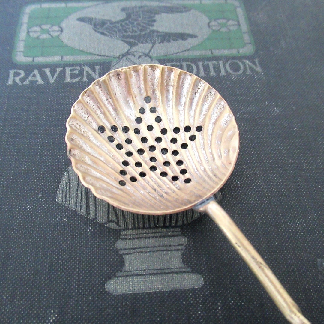 Vintage Brass Sugar Sifter Spoon: Star Design Tea Strainer - Etsy