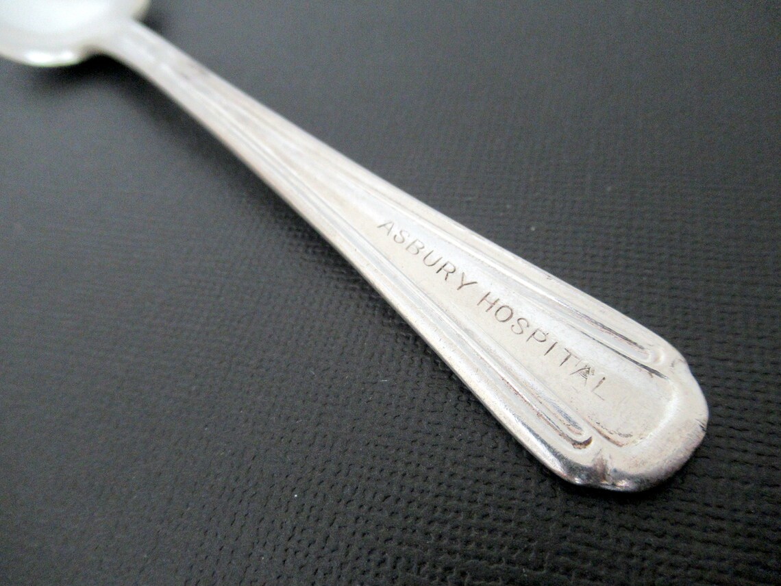 Asbury Hospital Silverplate Teapoon Hospitality Restaurant - Etsy