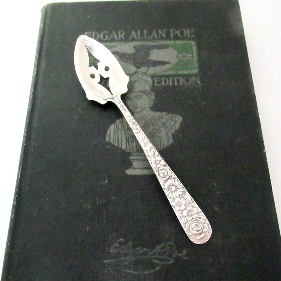 Antique Sterling Silver Olive Spoon by Weidlich Sterling Co, Art ...
