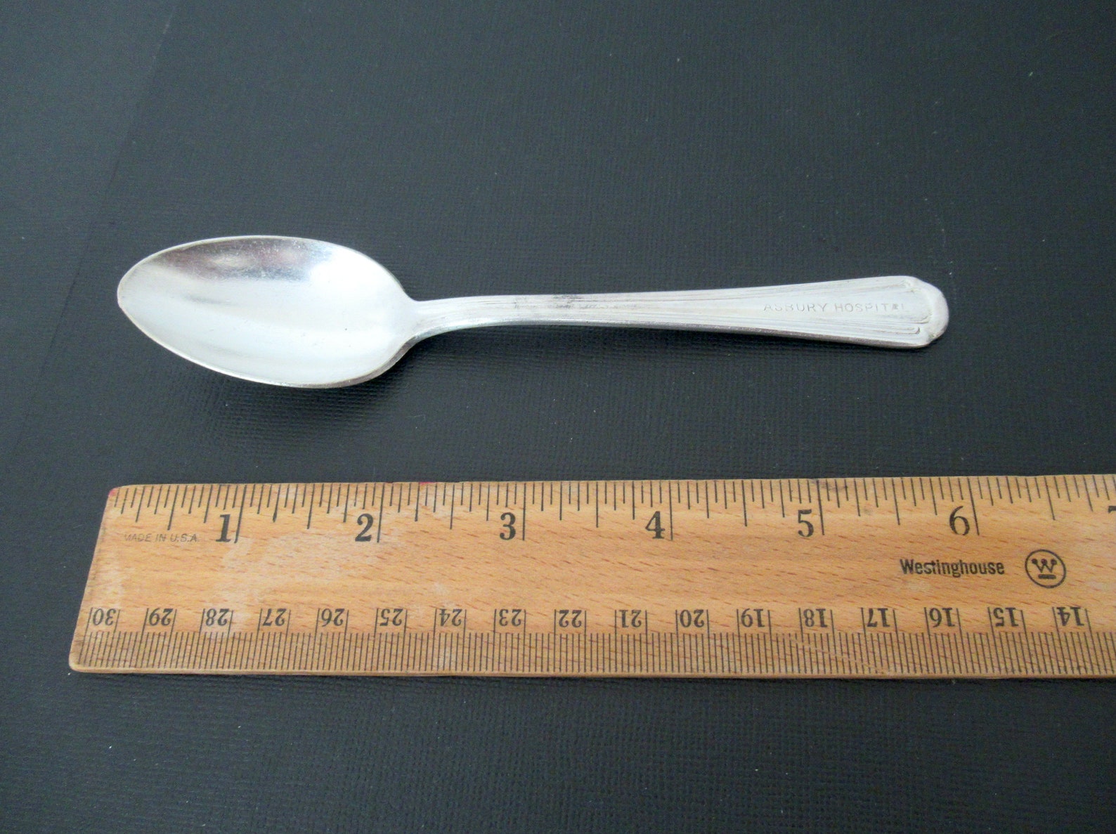 Asbury Hospital Silverplate Teapoon Hospitality Restaurant - Etsy