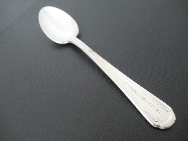 Asbury Hospital Silverplate Teapoon Hospitality Restaurant - Etsy