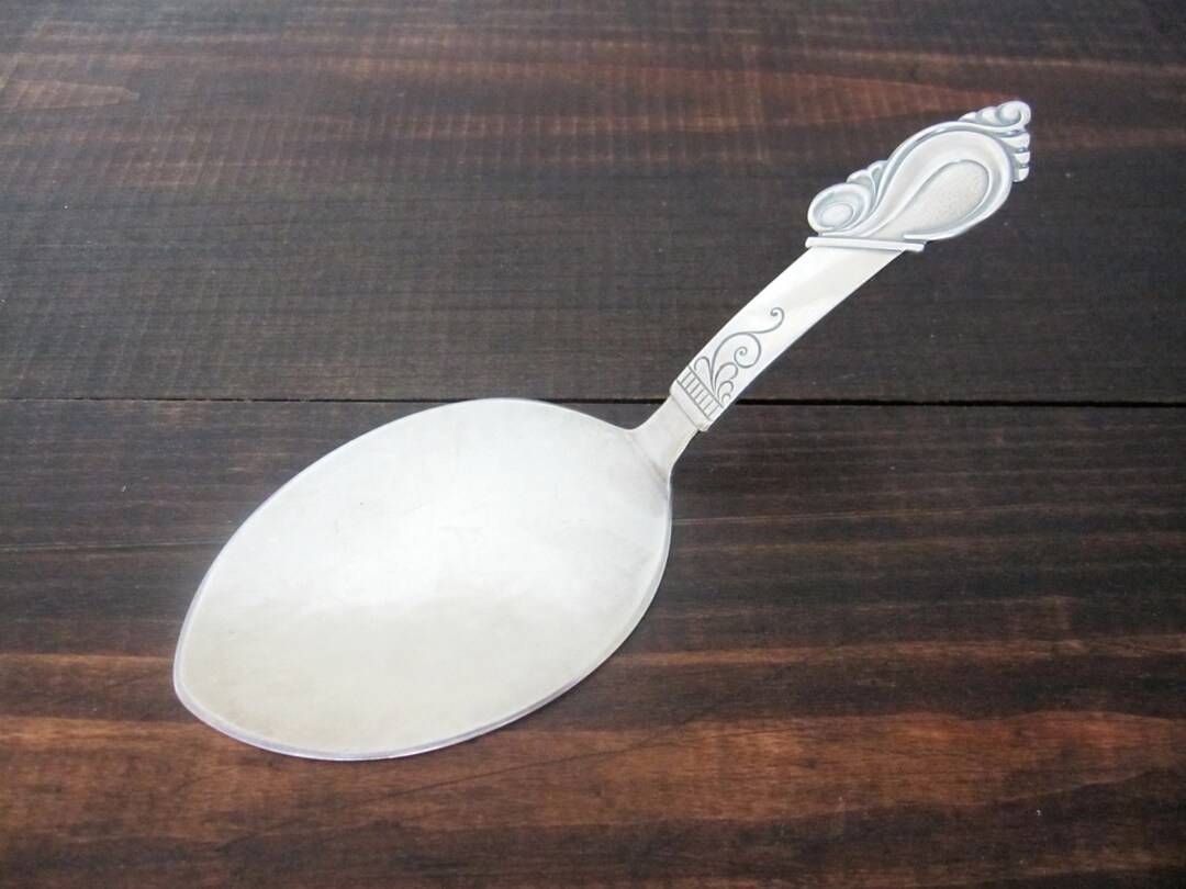 Vintage Cake Lift, Pastry Server, Scandianvian Silver Plate, Art ...