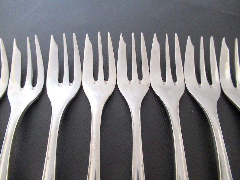 Antique Pastry Forks HR Monogram Wellner Alpacca Germany Set | Etsy
