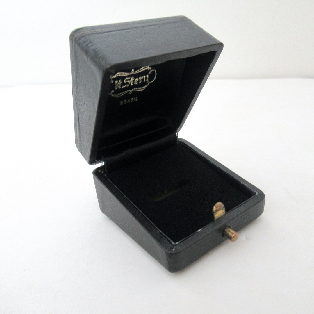 Antique H. Stern Jeweler Brazil Ring Box, Presentation Jewelry ...
