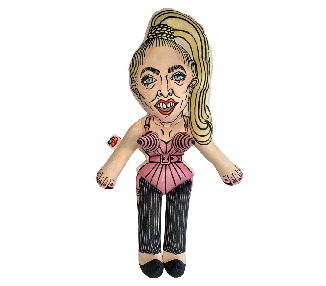 Queen of Pop Doll, Celebrity Plush Doll, Famous Singer Plush Doll, Doll ...