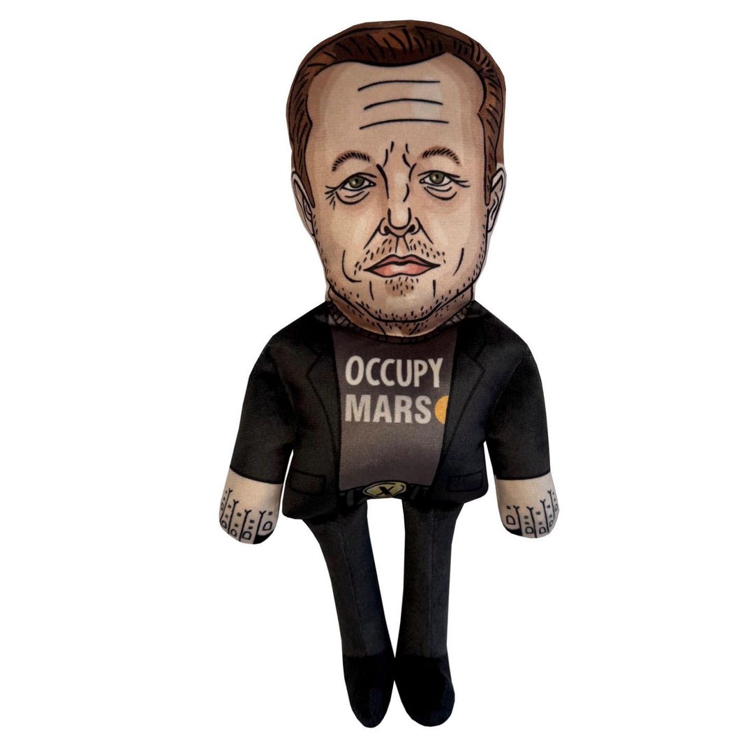 Elon Musk Doll, American Celebrity Plushies, Celebrity Plush Doll, Doll ...