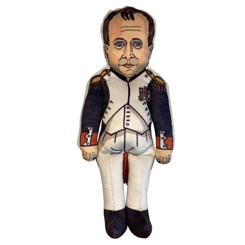 Napoleon Bonaparte Stuffed Doll: Squeaky Dog Toy, Political Satire - Etsy