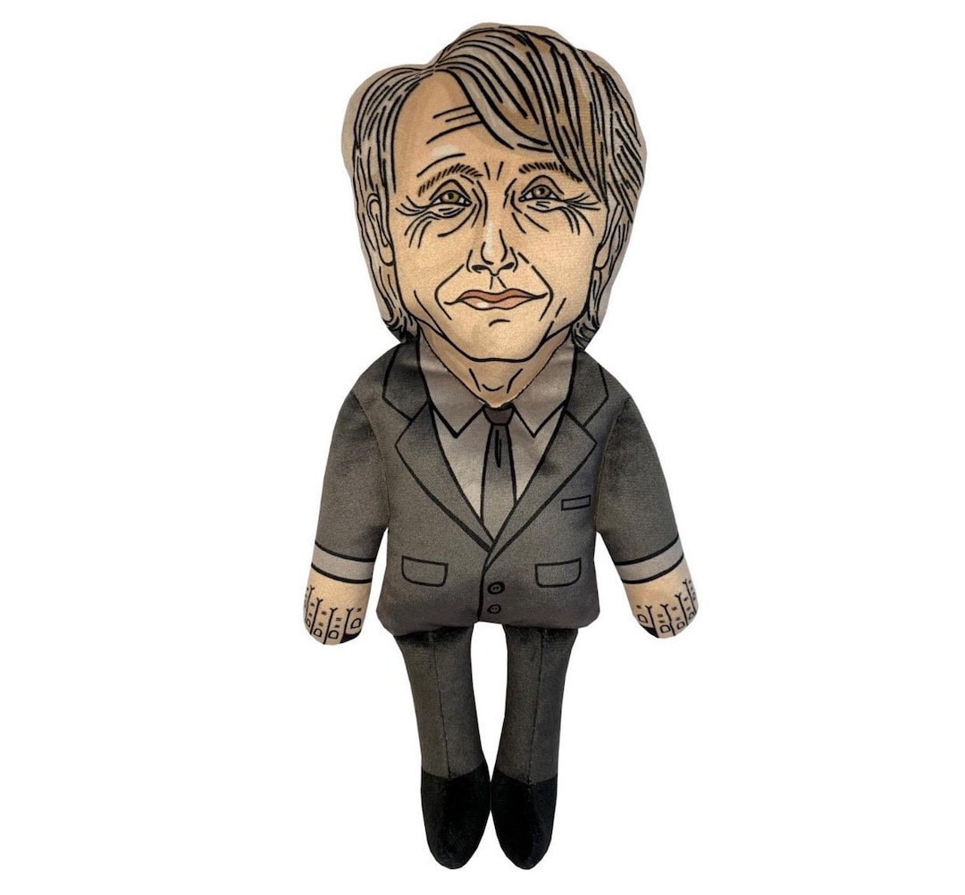 Mads Mikkelsen Doll, Hannibal Plush Doll, Celebrity Plush Doll, Doll ...
