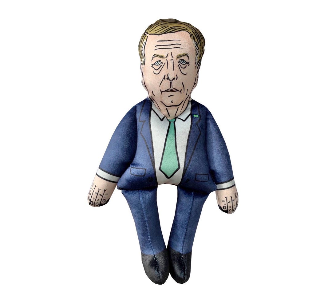Jair Bolsonaro Doll, Brazil Doll, Dictator Doll, Textile Plush Doll ...