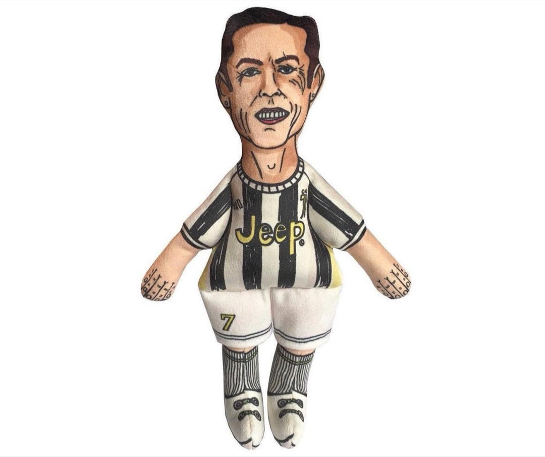 Ronaldo Doll, Celebrity Plush Doll, Footballer Plush Doll, Funny Plush ...