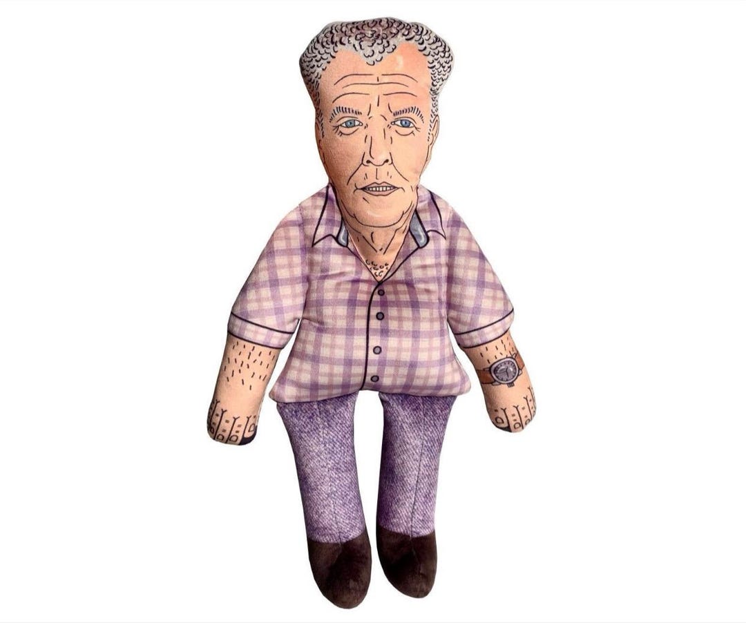 Jeremy Clarkson Doll, Funny Plush Doll, Top Gear Doll, Celebrity ...