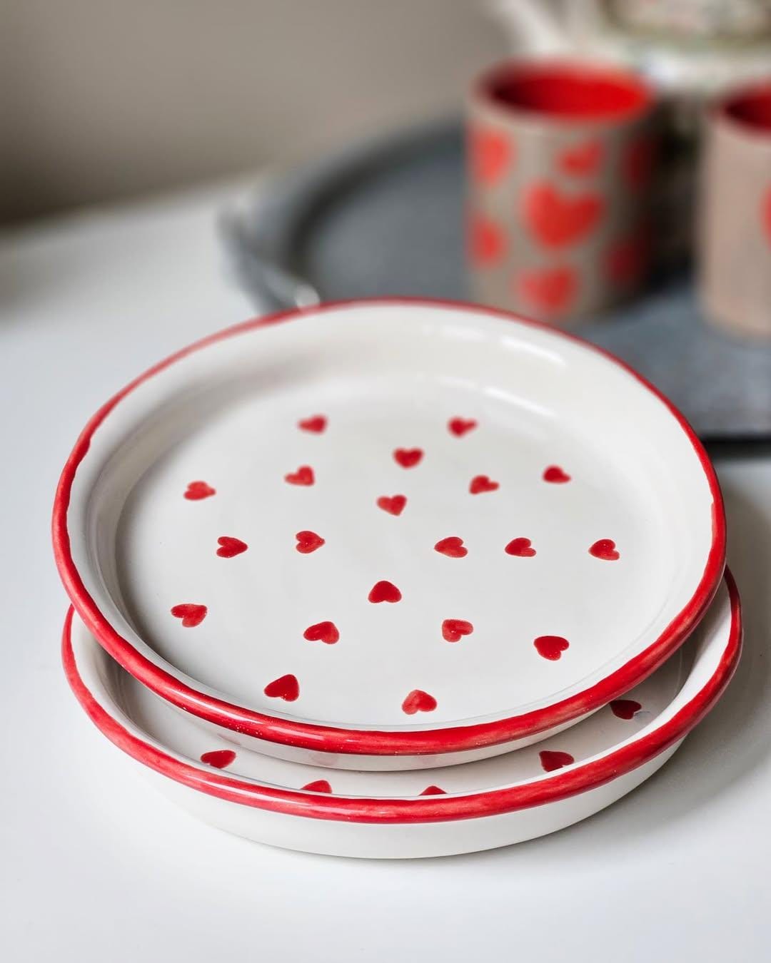 Handmade Ceramic Love Plate by Minoa Home Decor - Etsy