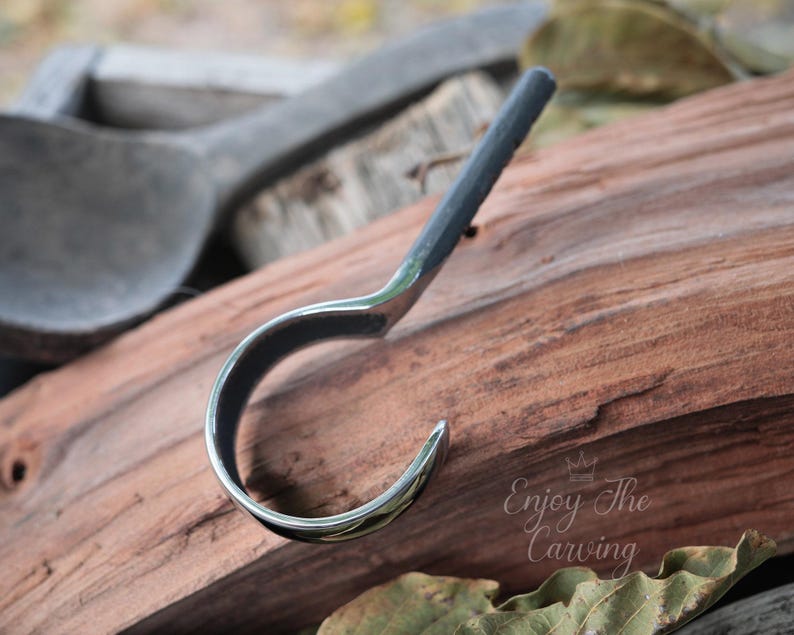 Hand Forged Carving Circle Blade | Hook Knife Blade | Custom Knife ...