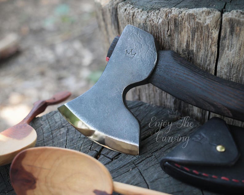 Hand Forged Small Carving Axe | Hatchet | Carving Tools | Carbon Steel ...