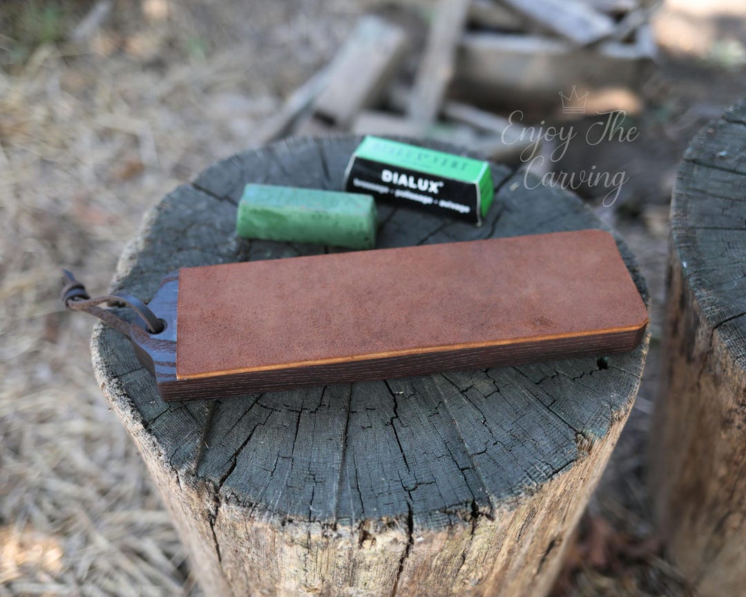 Hand Crafted Leather Strop for Sharpening, Knife Sharpening, Sharpening ...