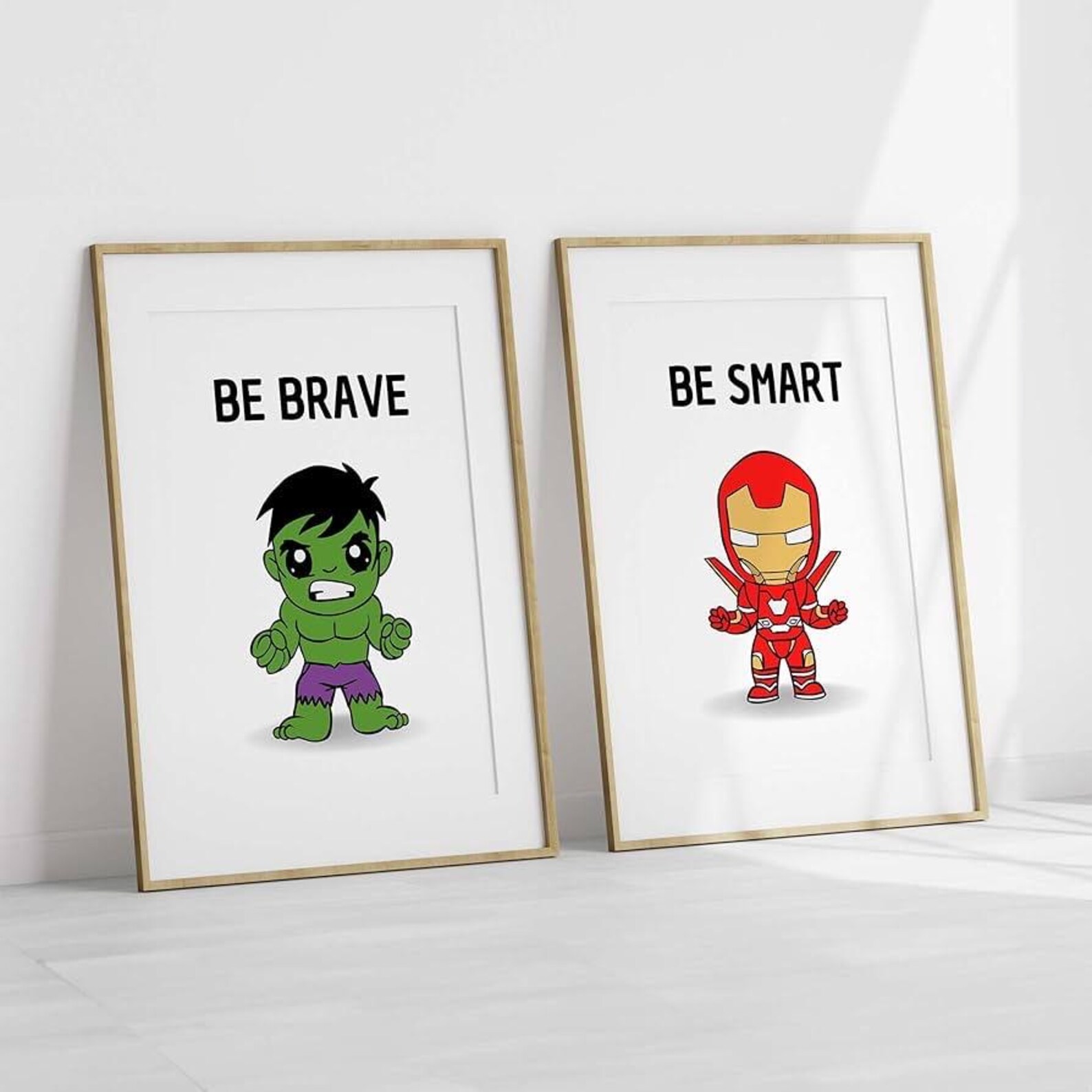 Superhero Prints Set: Positive Affirmations, Playroom Decor (A4 Digital ...