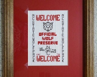 Nc State University Cross Stitch Pattern - Etsy